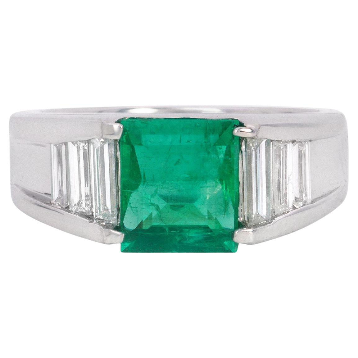 Robert Vogelsang 1.85 Carat Vanadium Chrysoberyl Platinum Engagement ...