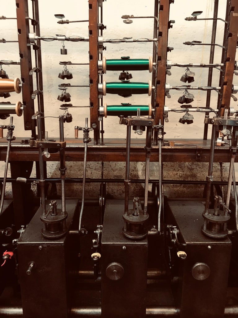 Fabric 1850 Semi Mechanical Loom Tela di Seta, Florence, Italy For Sale ...