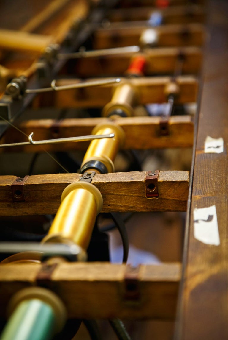 Fabric 1850 Semi Mechanical Loom Historical Tela di Seta, Florence ...