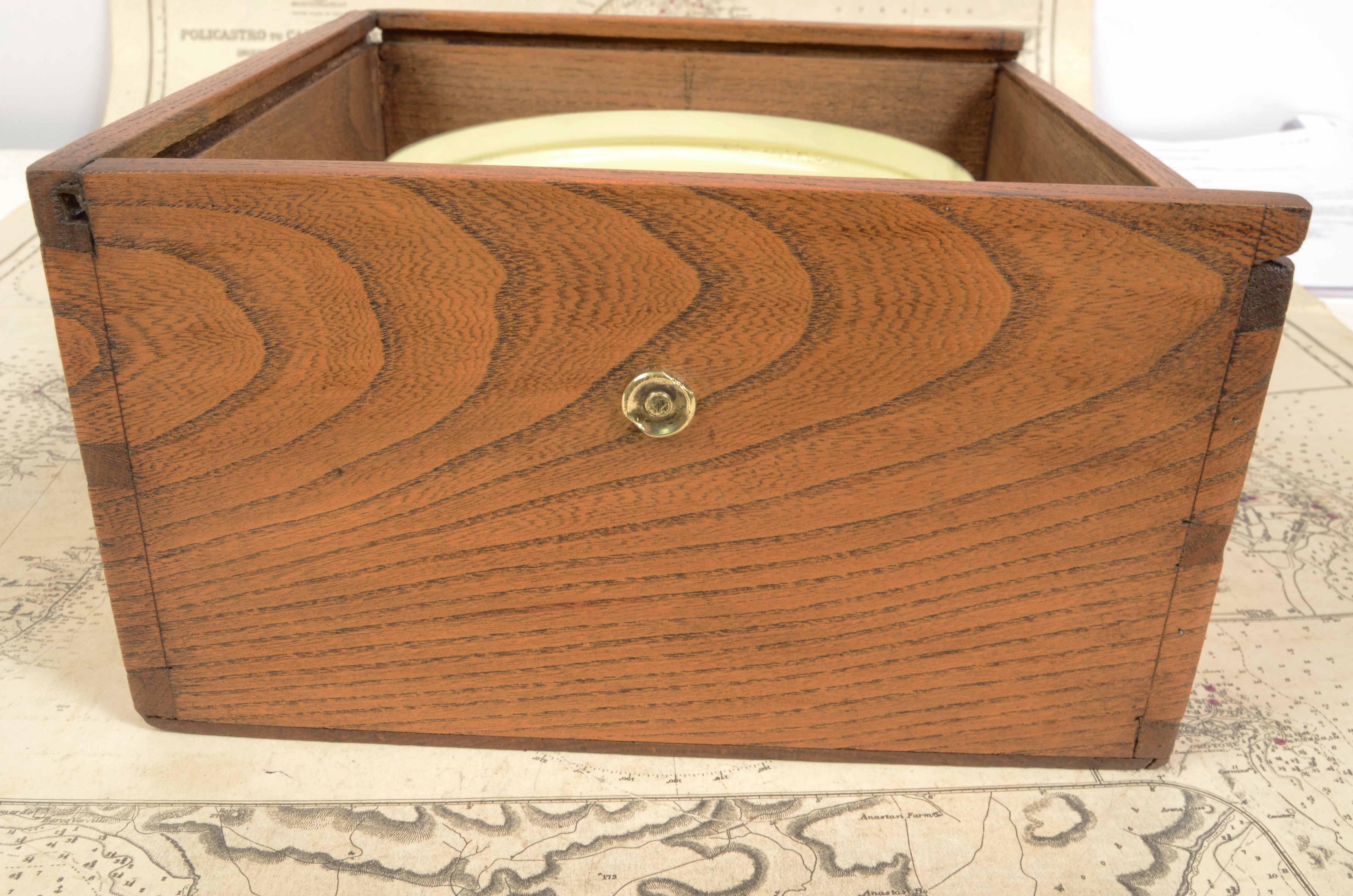 1850s Nautical Dry Compass Signed C.E.H. Antique Original Navigation ...