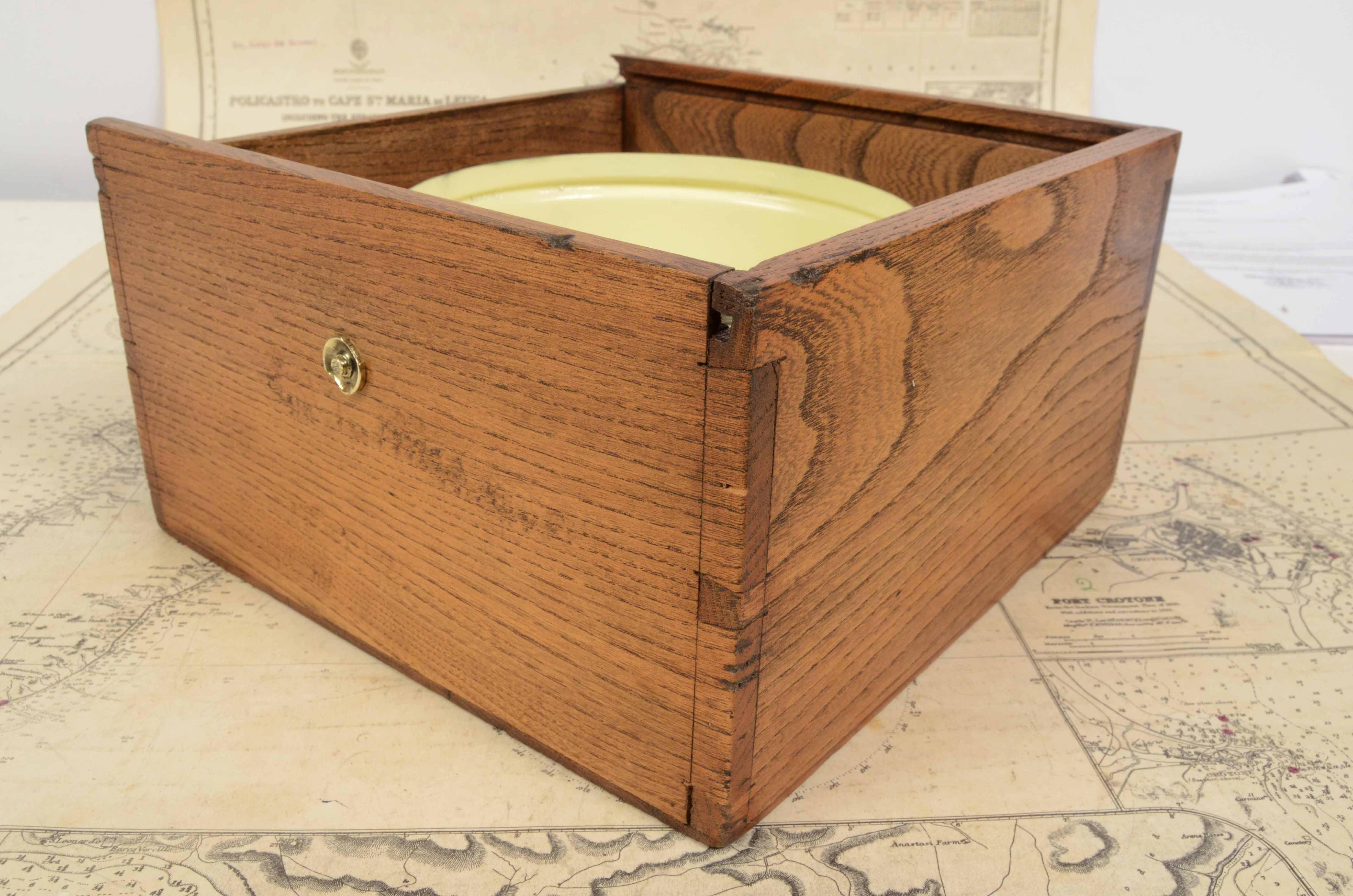 1850s Nautical Dry Compass Signed C.E.H. Antique Original Navigation ...