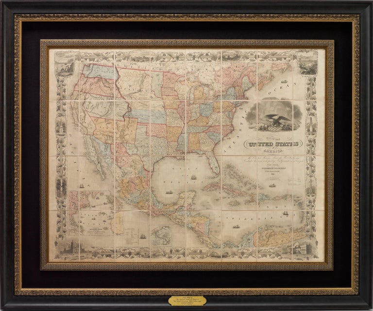 1859 "Map of the United States of America..." by J. H. Colton For Sale ...