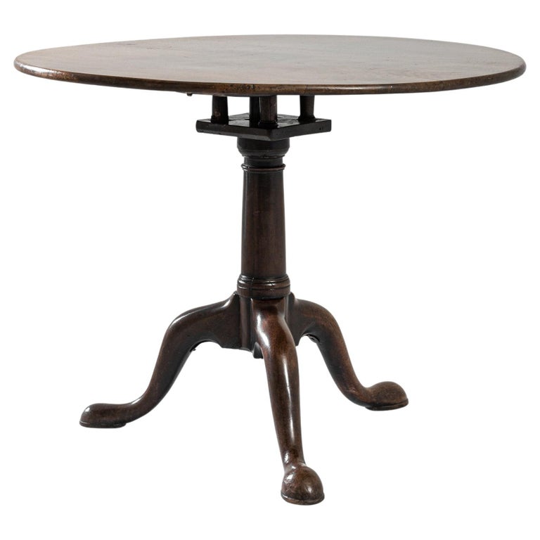 1860s British Wooden Table with Original Patina at 1stDibs