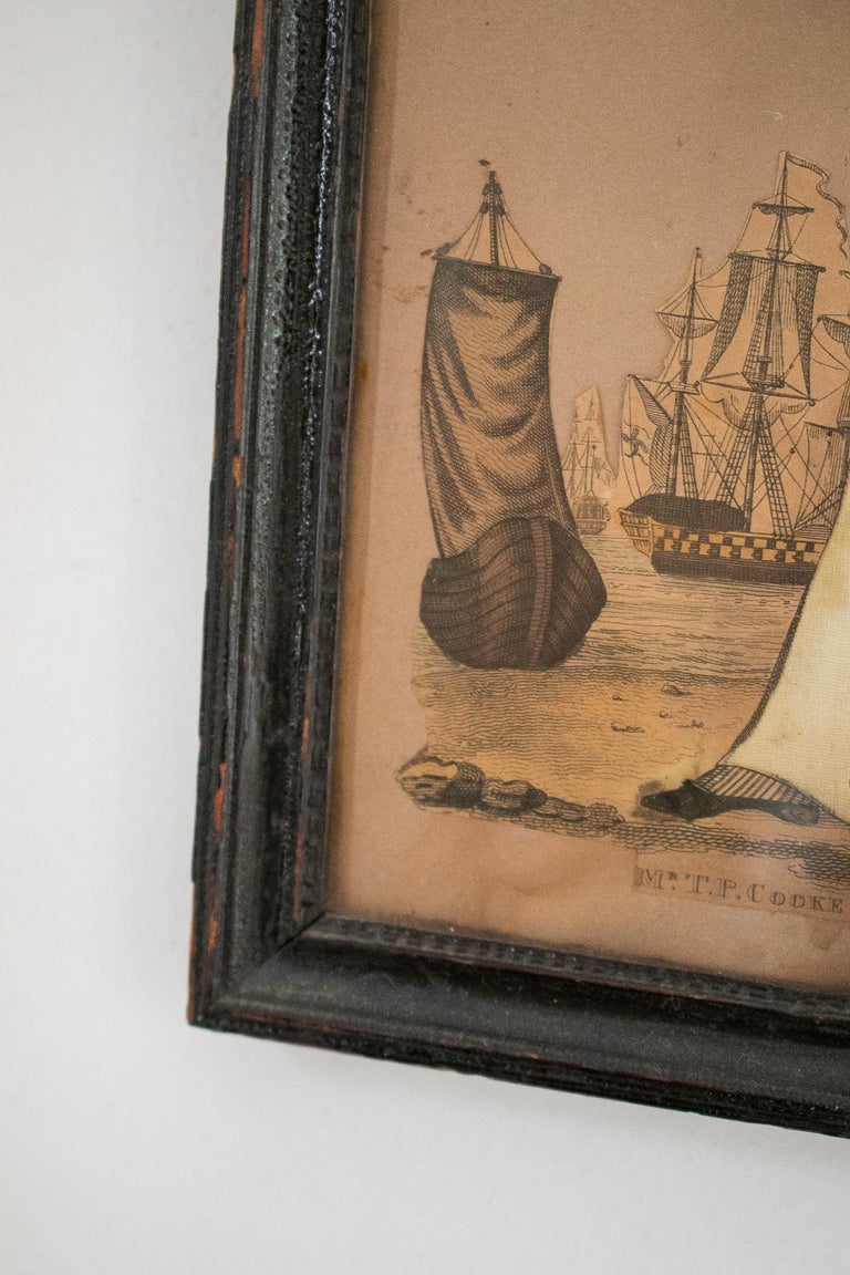 1860s English Print of Actor Thomas Cooke, as "William", in "Black-Eyed ...