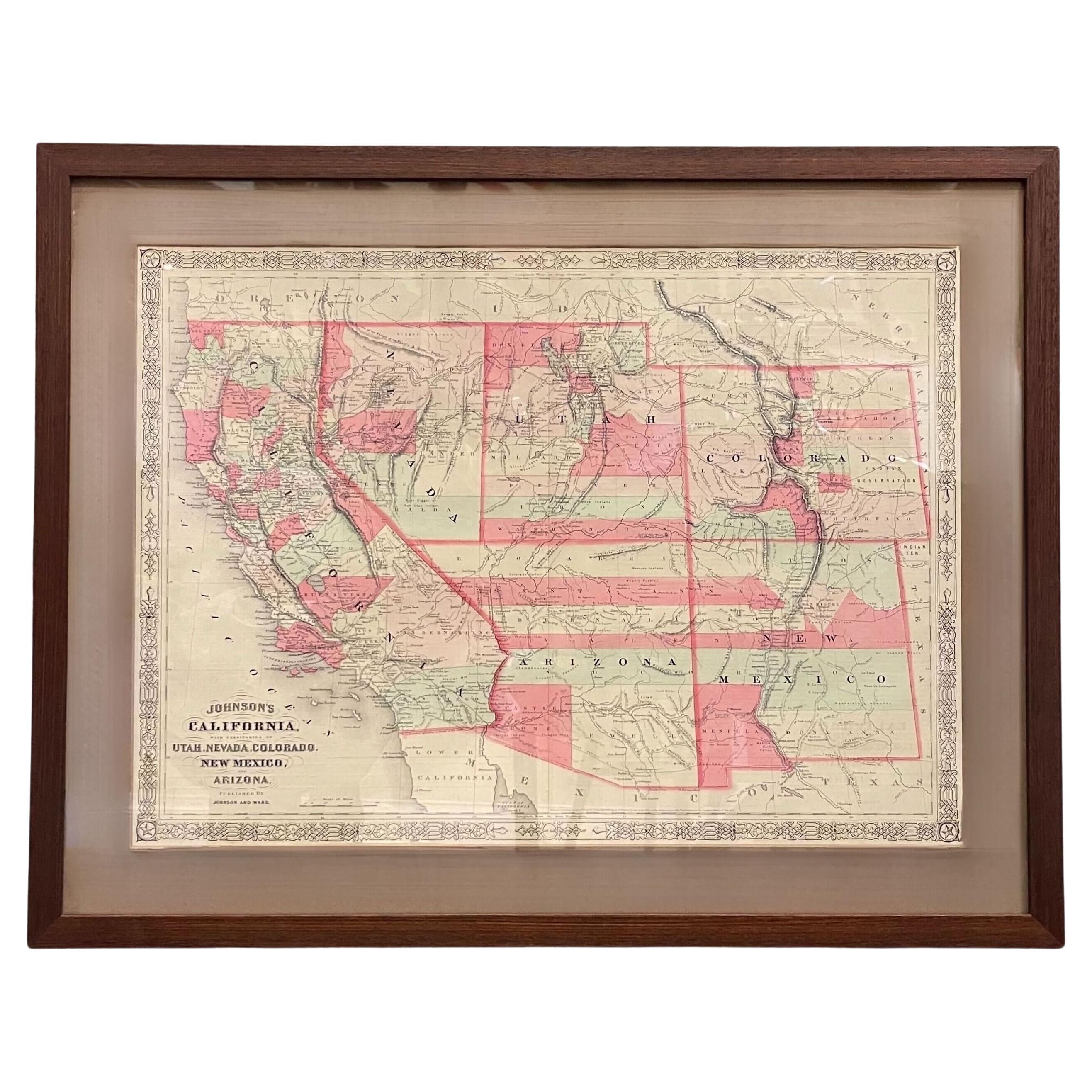 1877 "Geological and Geographical Atlas of Colorado" by F. V. Hayden ...
