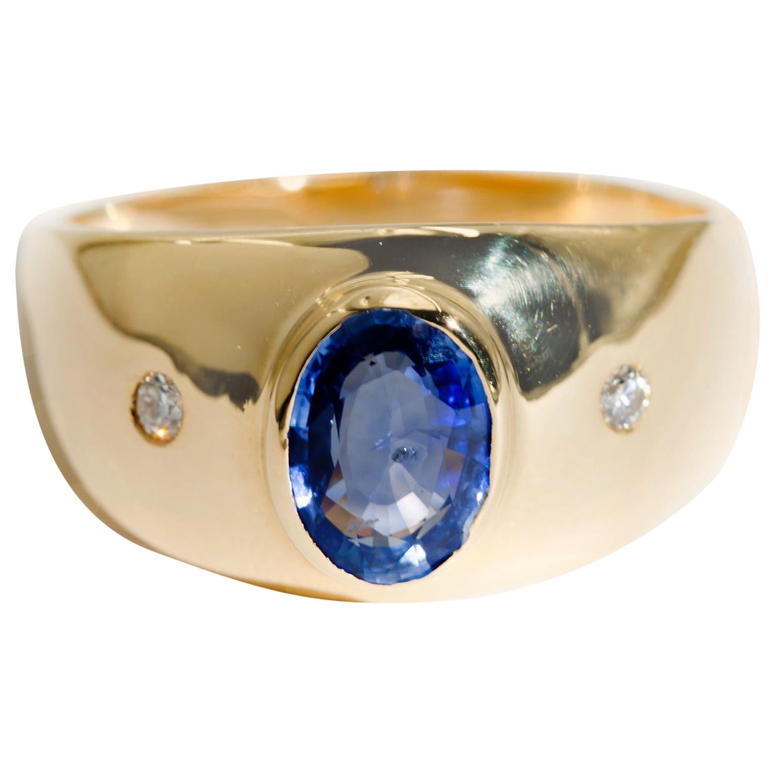 Antique Russian Three Stone Ring at 1stDibs