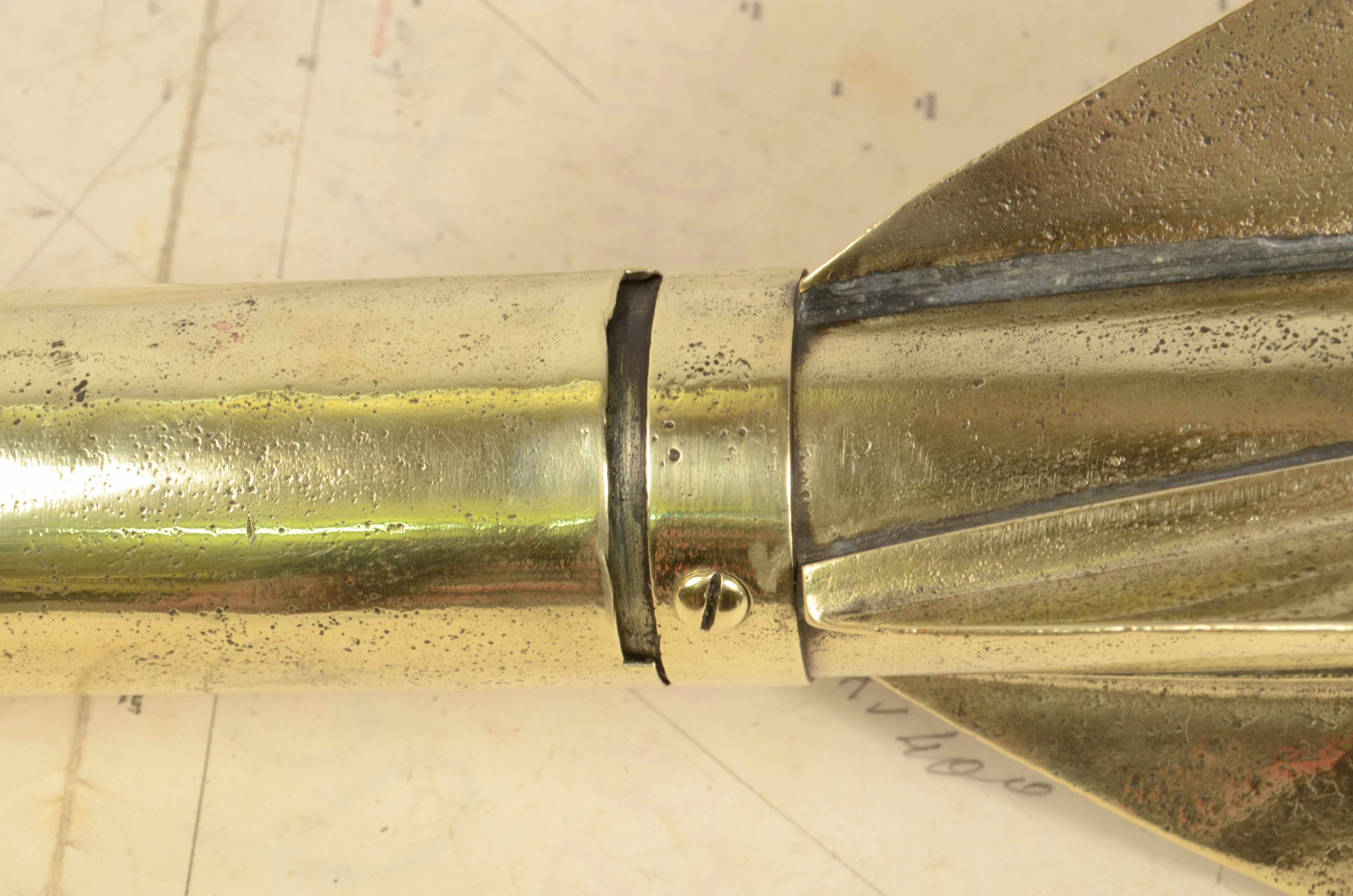 1870s Brass Ship Log Walker's Harpoon Antique Marine Navigation ...