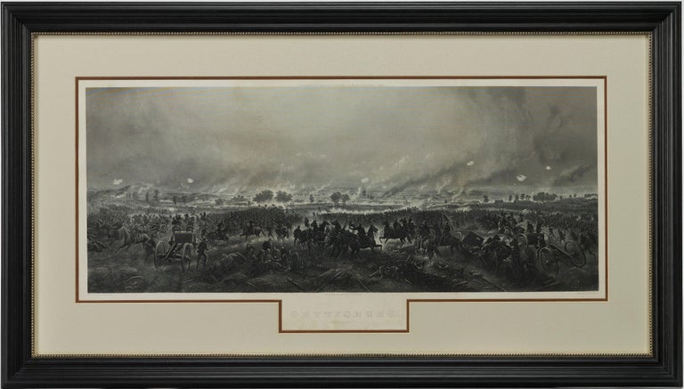 1876 "Gettysburg, The Repulse of Longstreet's Assault." Engraving For ...
