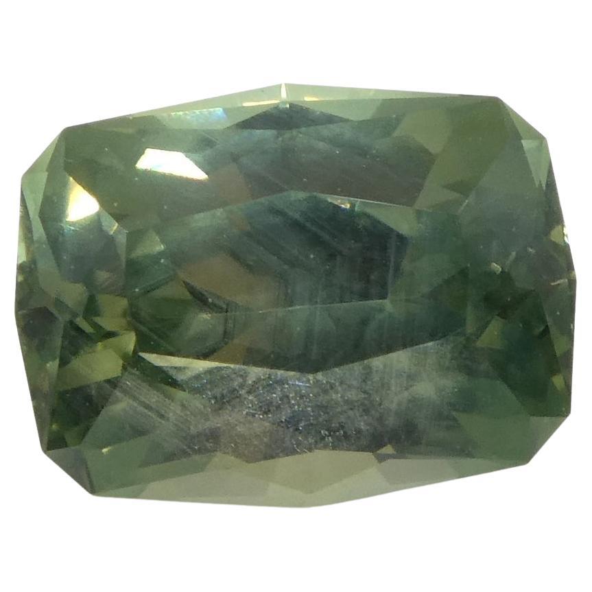 Unheated 8.63 Carat Blue Green Sapphire, Loose Gemstone, GIA Certified ...