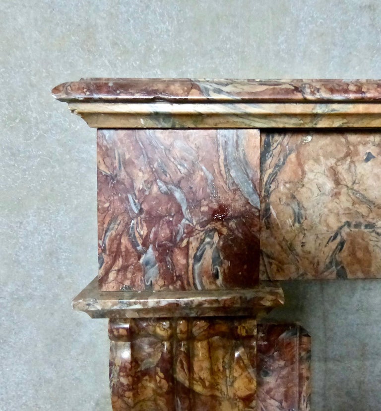 1880-1890 French 'Rouge de Rance' Fireplace Surround at 1stDibs | rance ...