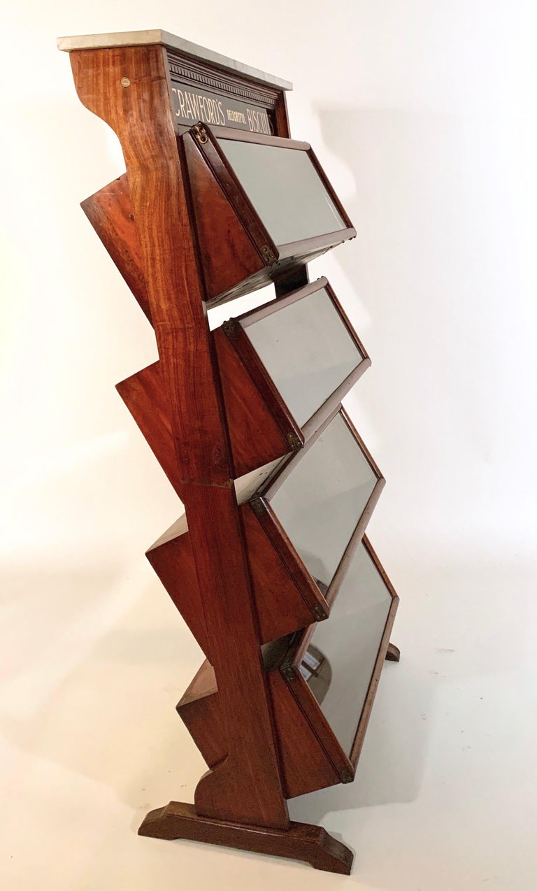 1880 Crawford's Delightful Biscuits Display Stand at 1stDibs