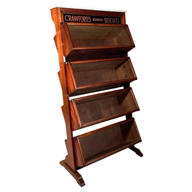1880 Crawford's Delightful Biscuits Display Stand at 1stDibs
