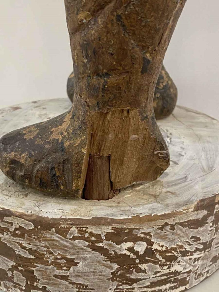 1880s Antique Statue of San Isidro Hand Carved with Original Paint For ...