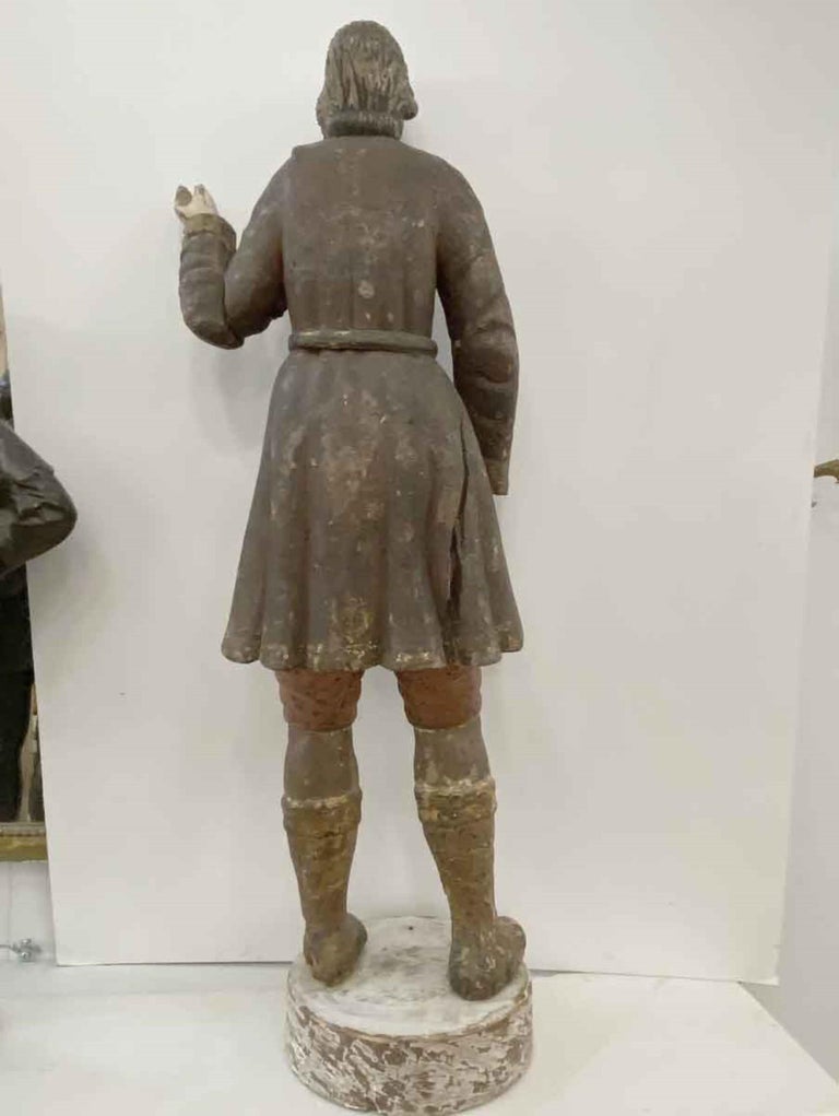 1880s Antique Statue of San Isidro Hand Carved with Original Paint For ...