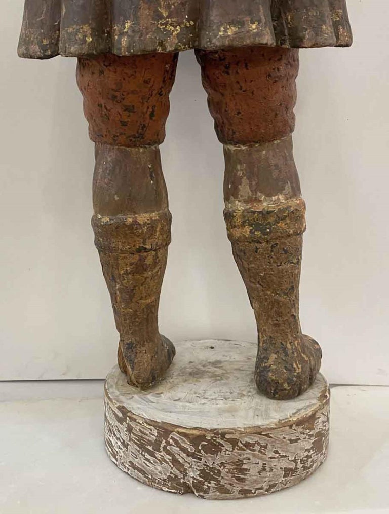 1880s Antique Statue of San Isidro Hand Carved with Original Paint For ...