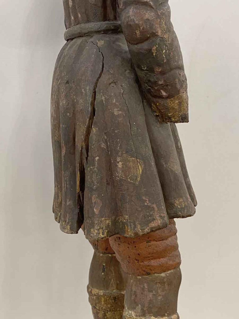 1880s Antique Statue of San Isidro Hand Carved with Original Paint For ...