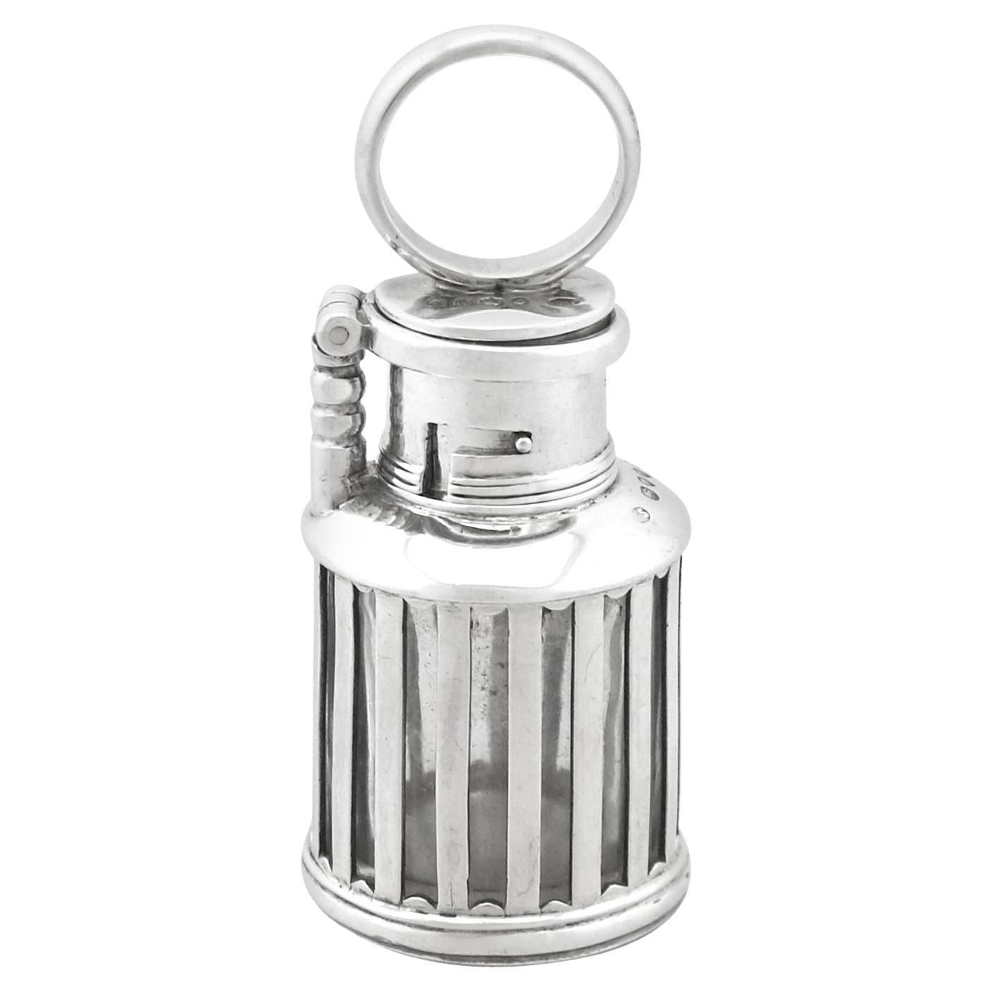 Antique Silver Plate Stag Inkwell Stand by James Deakin at 1stDibs