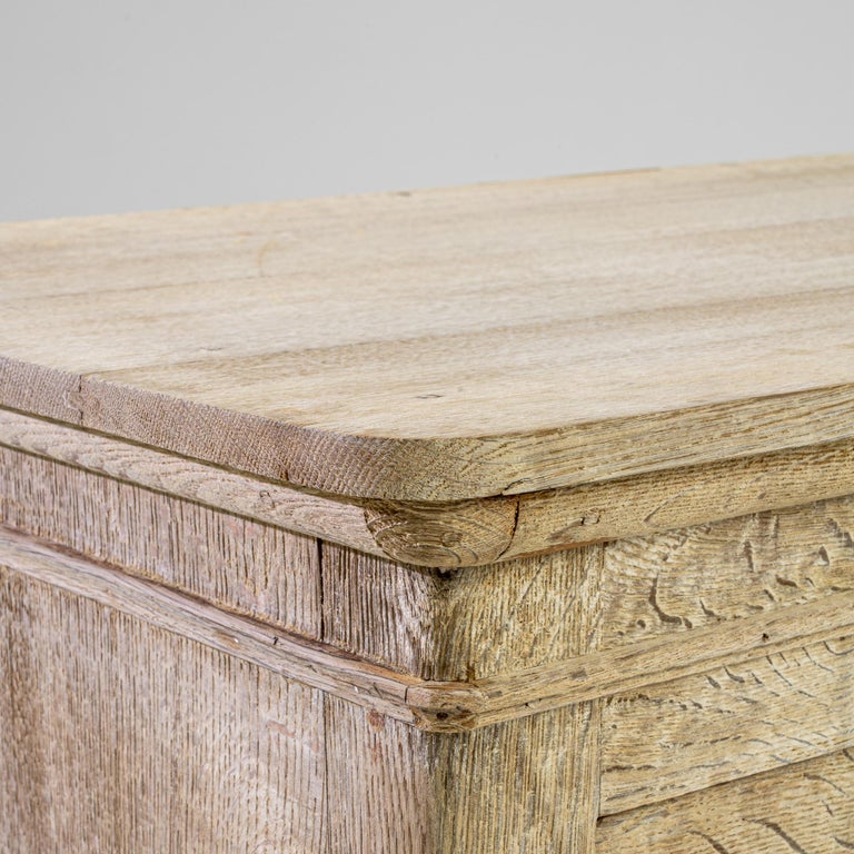 1880s French Bleached Oak Commode at 1stDibs