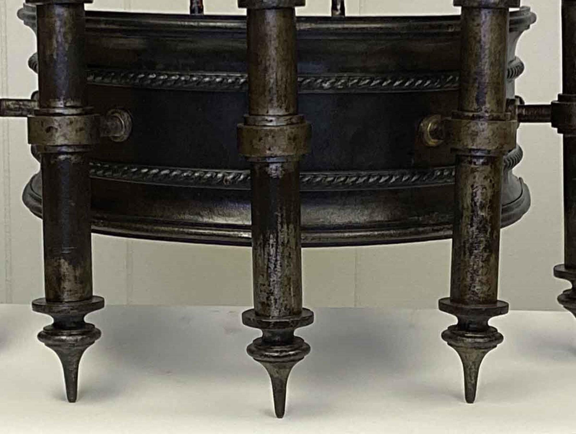Gothic Cast Iron Castle Sconce 5 Torch Lights Quantity Available For ...