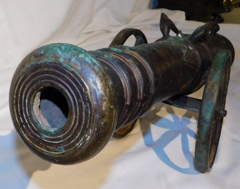 1880s Victorian Bronze Signal Cannon at 1stDibs