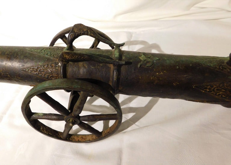 1880s Victorian Bronze Signal Cannon at 1stDibs