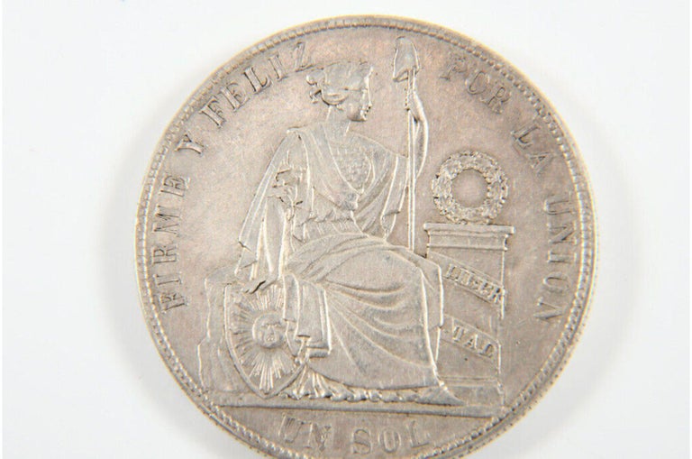 1883s Peruvian Silver Coin 1H28 For Sale at 1stDibs