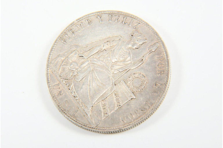 1883s Peruvian Silver Coin 1H28 For Sale at 1stDibs