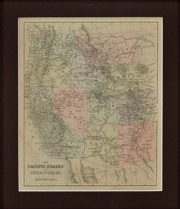 1889 "The Pacific States and Territories" For Sale at 1stDibs