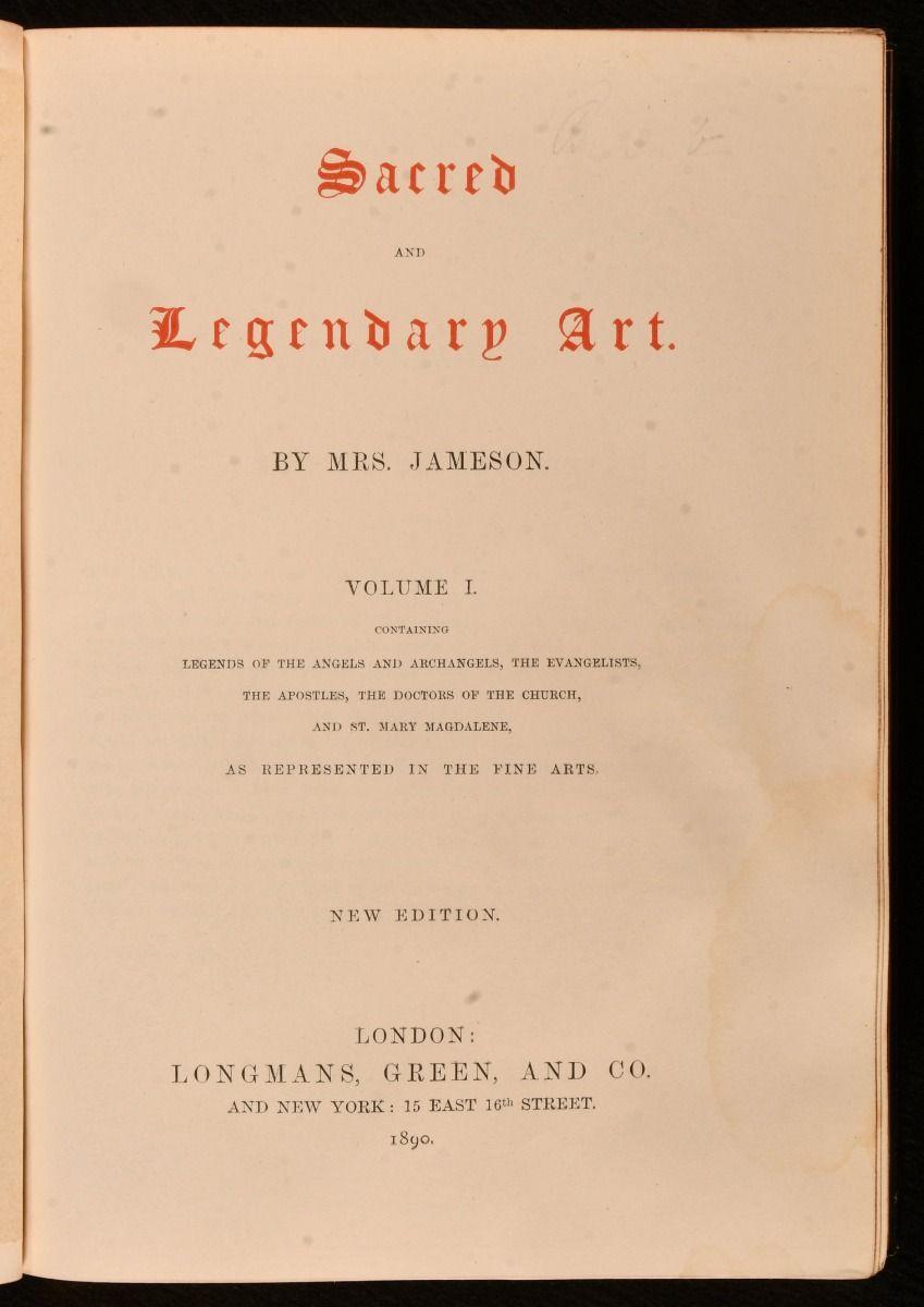 1890-91 Sacred and Legendary Art For Sale at 1stDibs