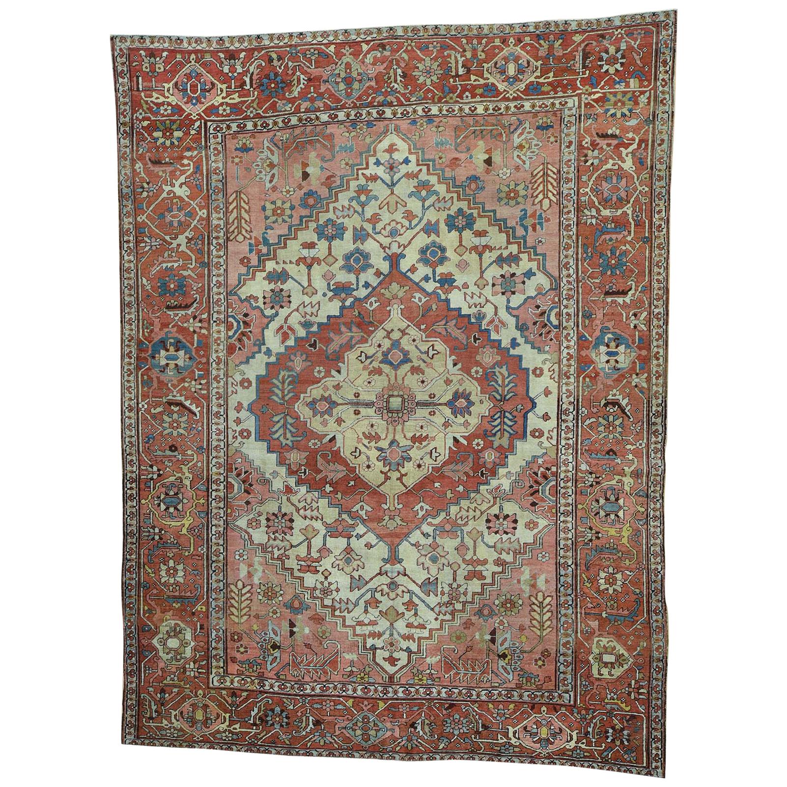 Fine Antique Lillihan Persian Rug, Hand Knotted, circa 1890 For Sale at ...