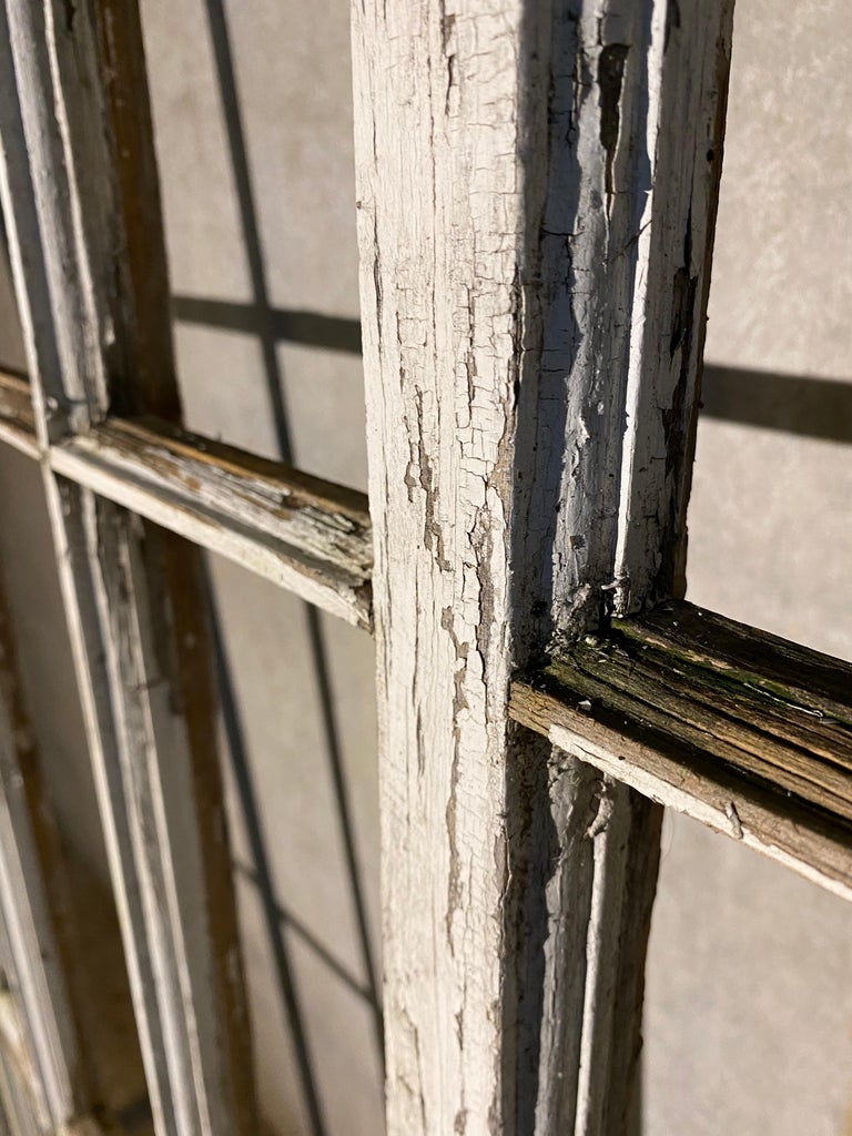 1890 Arched Wooden Gothic Church Window Frame For Sale at 1stDibs