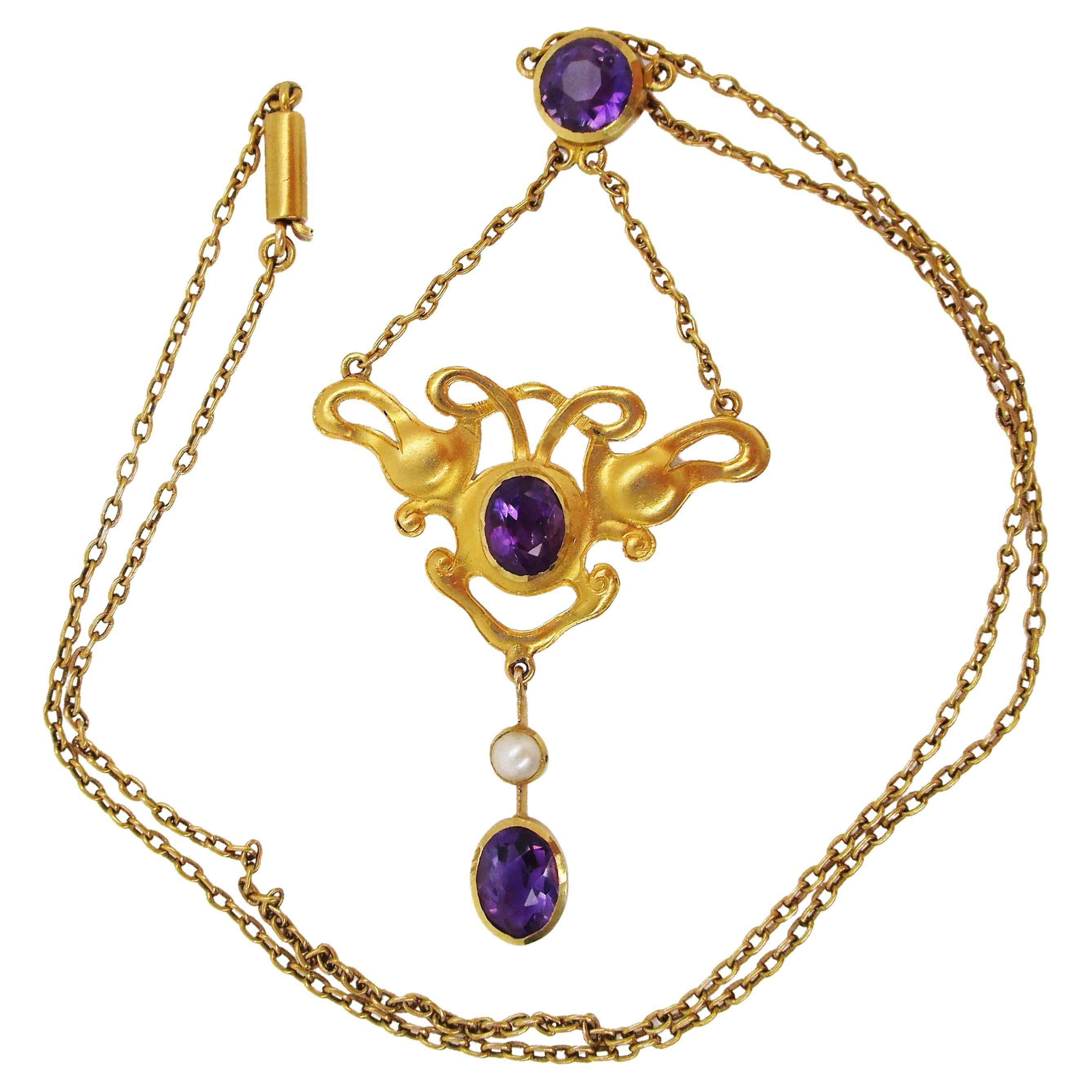 Archibald Knox Rare Liberty and Co. Necklace For Sale at 1stDibs ...