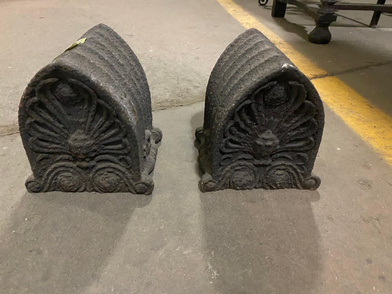 1890s Pair of Gothic Cast Iron Building Cornice Details For Sale at ...