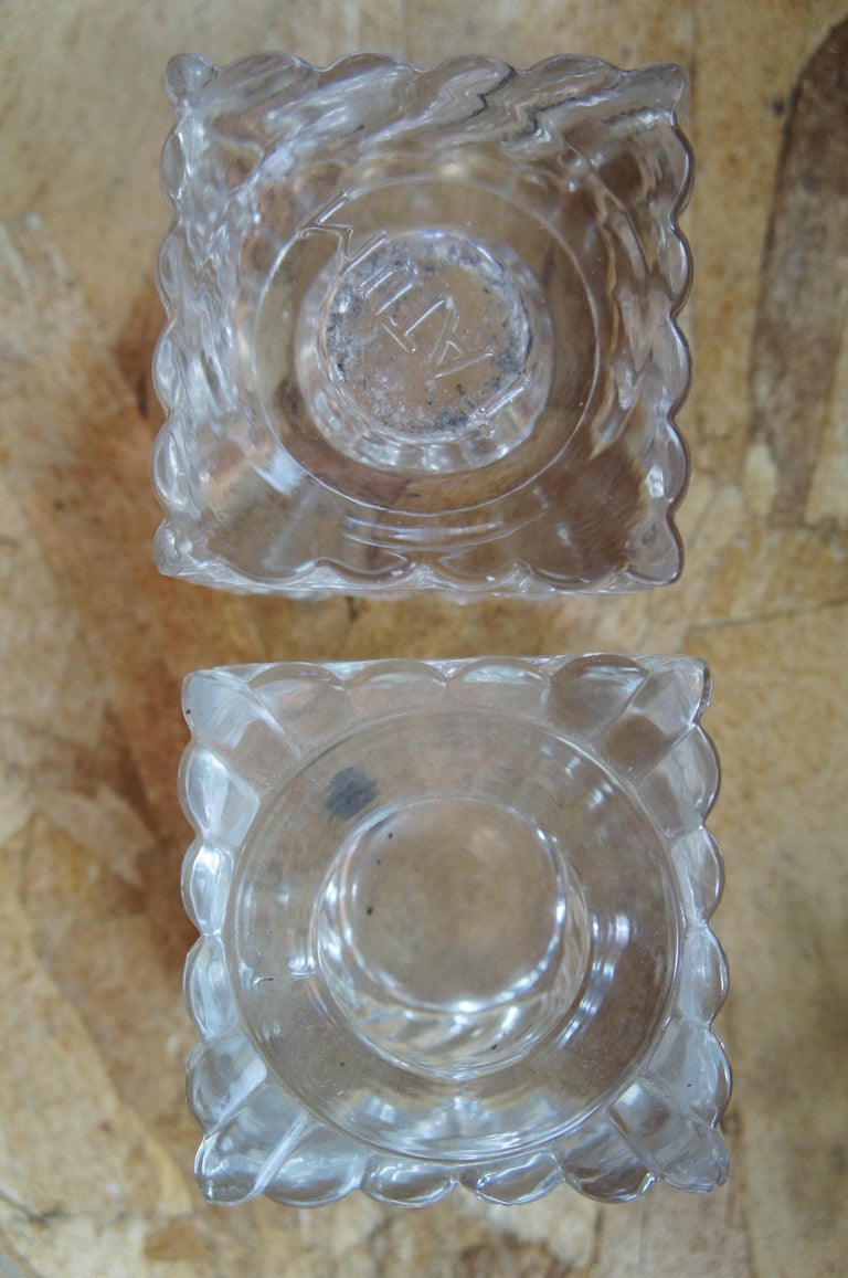 1892 Antique Victorian Cast Iron Dual Postal Letter Inkwell Ink Stand ...