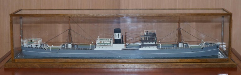 1895-1907 S.S Harcalo Steam Boat Cargo Ship Large Scaled Model in ...