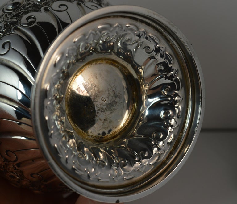 1897 Victorian Heavy Well Made Silver Sugar Castor Caster at 1stDibs