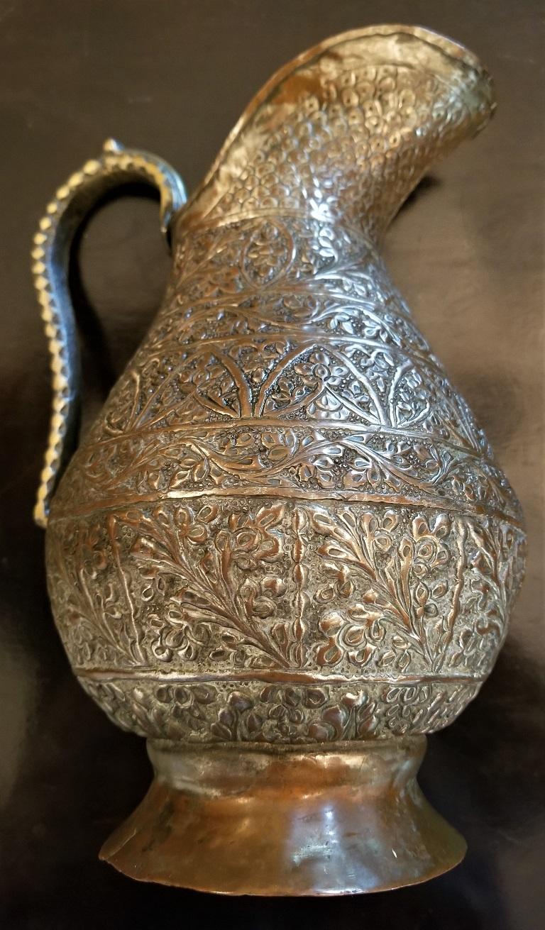 18th Century Indo-Persian Bronze Pitcher at 1stDibs