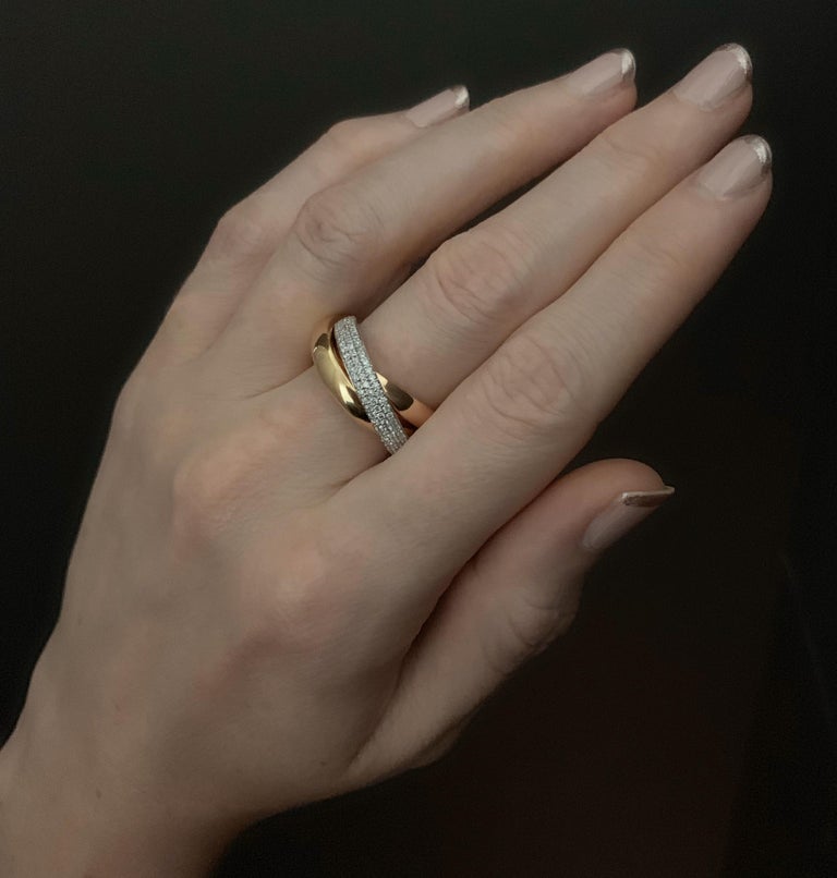 18 Carat Diamond Russian Wedder at 1stDibs