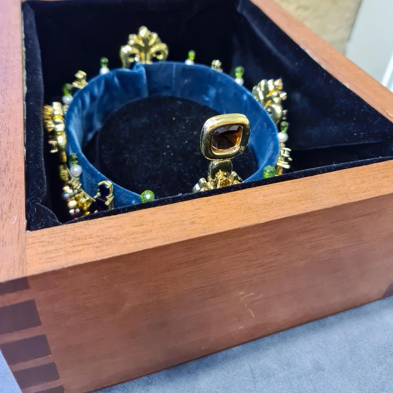 18 Carat Gold Muti Gem Set Coronet For Sale at 1stDibs | coronet crown ...