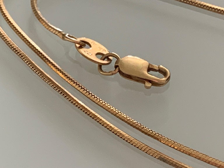 18ct Gold Snake Chain For Sale at 1stDibs