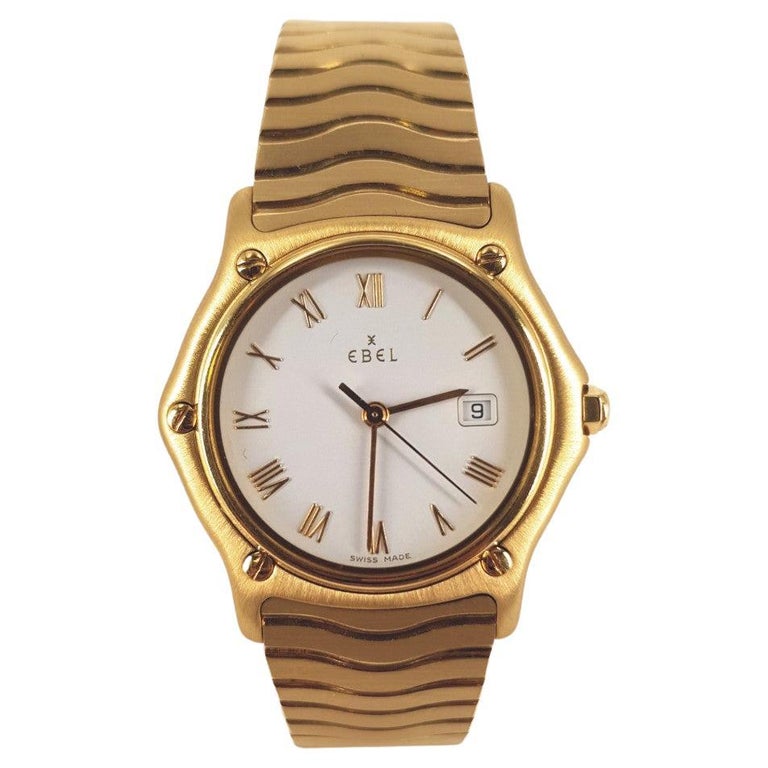 18ct Yellow Gold Ebel Watch at 1stDibs