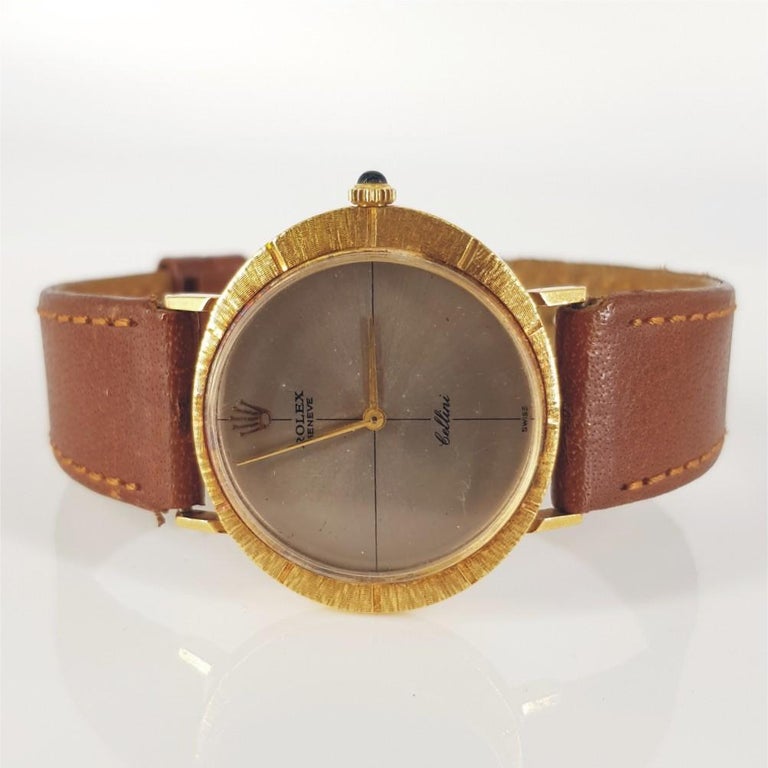 18ct Yellow Gold Rolex Cellini at 1stDibs