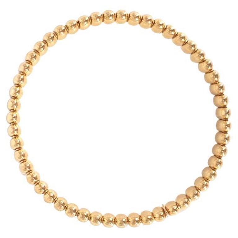 18ct Yellow Gold Stretch Bracelet For Sale at 1stDibs