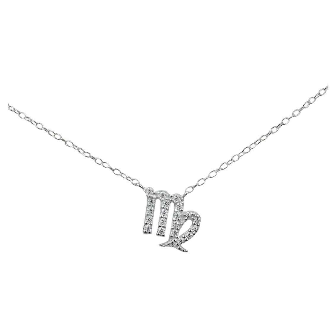 Toktam 18k Yellow Gold Zodiac Sign Virgo Diamond Necklace For Sale at ...