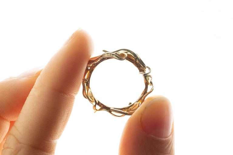 18K Fairmined Yellow and Red Gold, Handmade, One-of-a-kind, Laurel ...