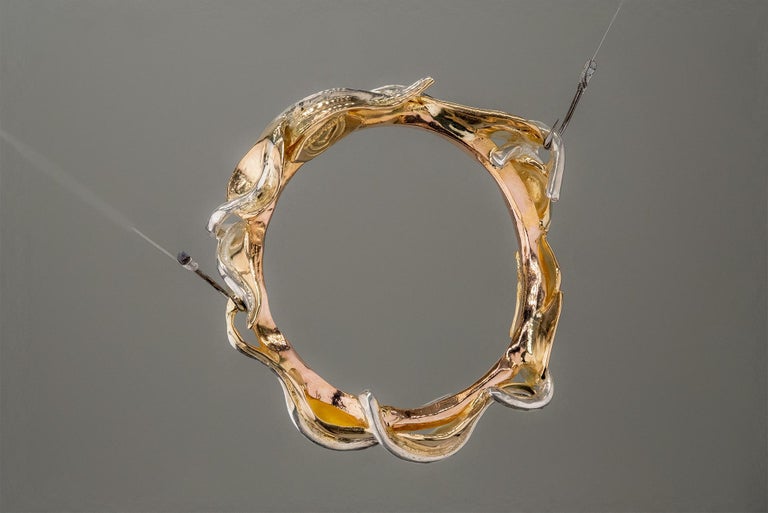 18K Fairmined Yellow and Red Gold, Handmade, One-of-a-kind, Laurel ...