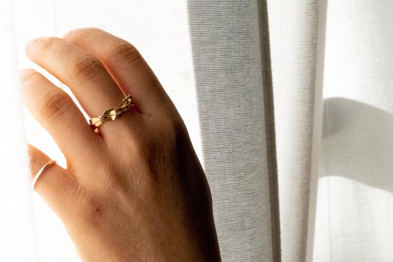 18K Fairmined Yellow and Red Gold, Handmade, One-of-a-kind, Laurel ...