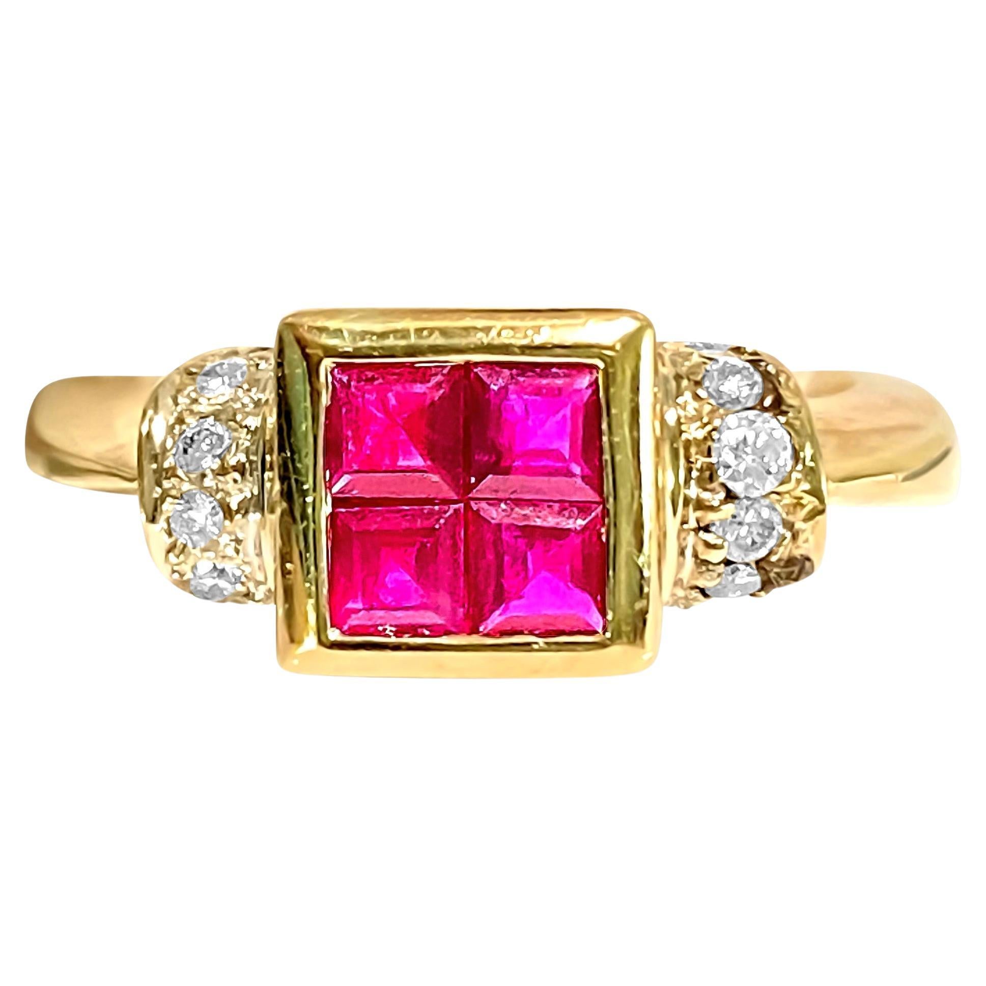 16th Century Natural Ruby Gold and Silver Rare Ring at 1stDibs | rare ...