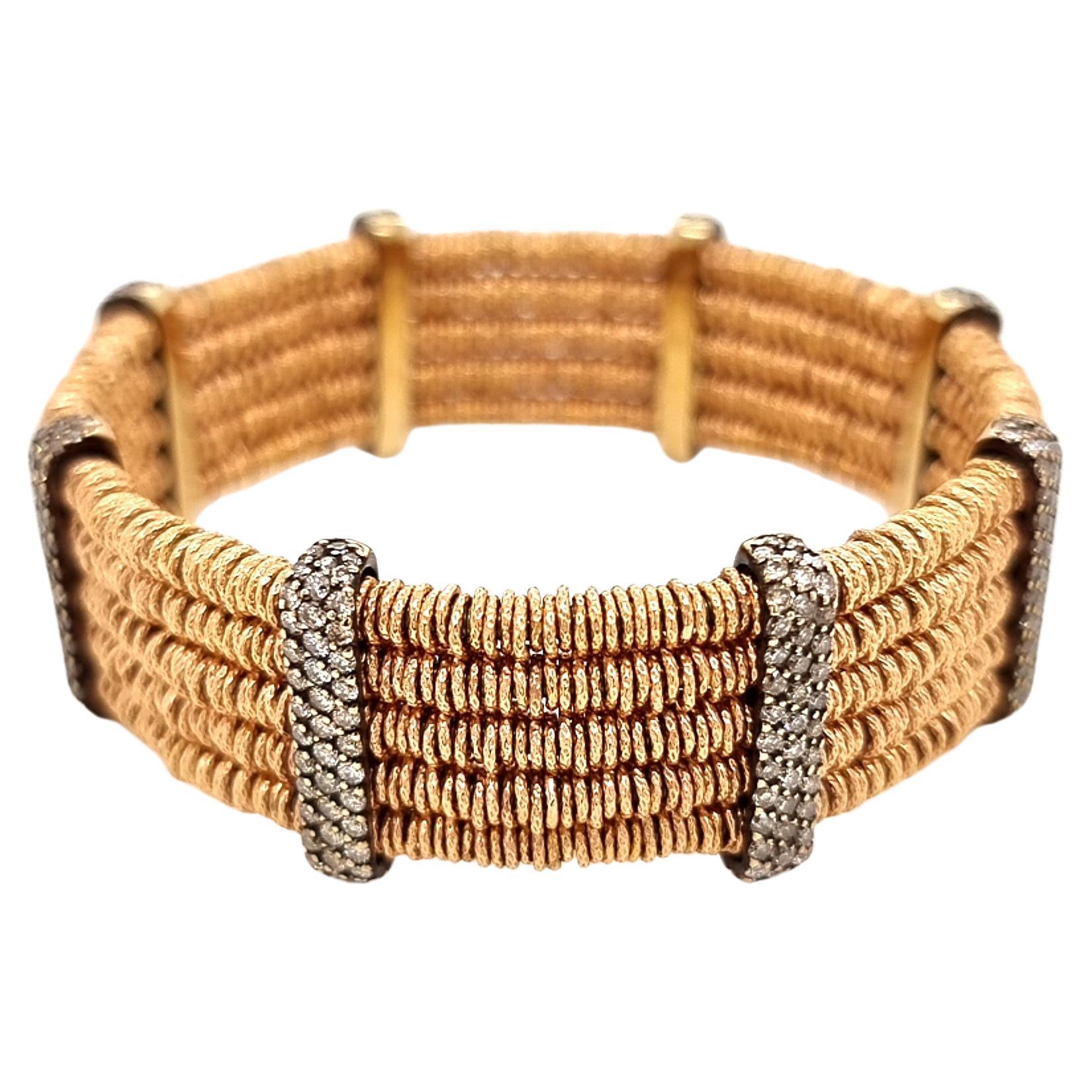 Roberto Demeglio Joy Collection Black Diamond Stretch Bracelet For Sale ...