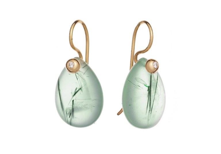 18k Gold Charm Bracelet with Coral Fish and Emerald Beads For Sale at ...